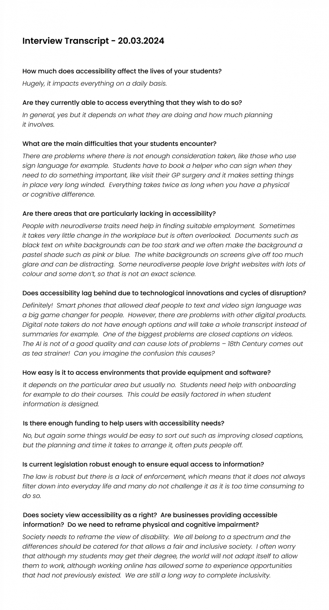 Interview Transcript – Marketing Branding | Designer Digital